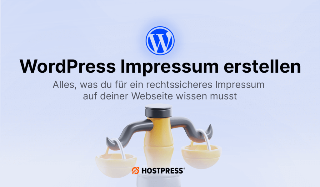 Ein rechtssicheres Impressum bei WordPress erstellen – alles was du ...
